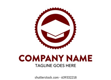 Unique Education Logo Template Stock Vector (Royalty Free) 639332218 ...
