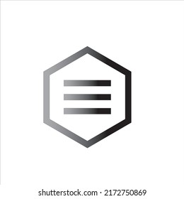 Unique Elegant Modern Menu Icon Stock Vector (Royalty Free) 2172750869 ...