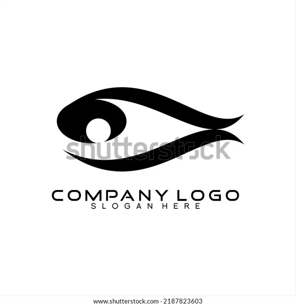 Unique Eye Symbol Logo Vector Stock Vector (Royalty Free) 2187823603 ...