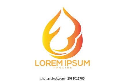 Unique Fire Logo Modern Minimalist Vector Stock Vector (Royalty Free ...