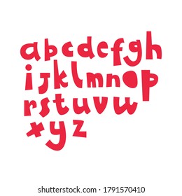 Unique Fun Sans Serif Font Set Stock Vector (Royalty Free) 1791570410 ...