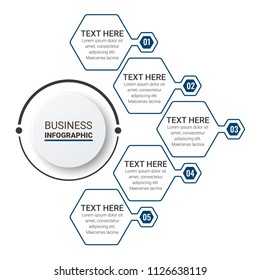 Unique Infographics Template Stock Vector (Royalty Free) 1126638119 ...