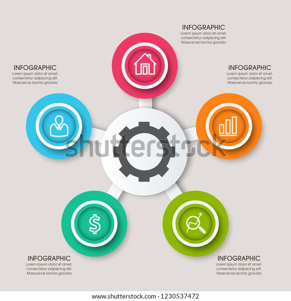 Unique Infographics Template Stock Vector (Royalty Free) 1230537472 ...