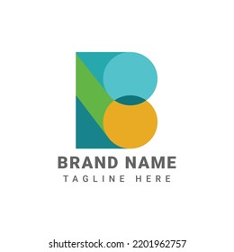 Unique Letter B Logo Design Brand Stock Vector (Royalty Free ...