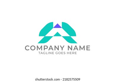 Unique Letter Logo Design Modern Letter Stock Vector (Royalty Free ...