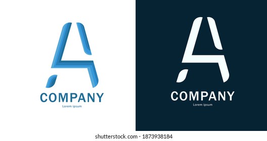 Unique Letter Logo Design Template Stock Vector (Royalty Free ...