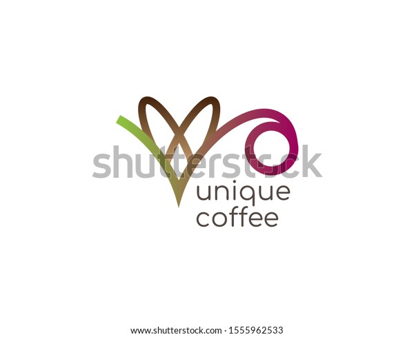 Unique Logo Coffee Shop Modern Concept Stock Vector (Royalty Free ...