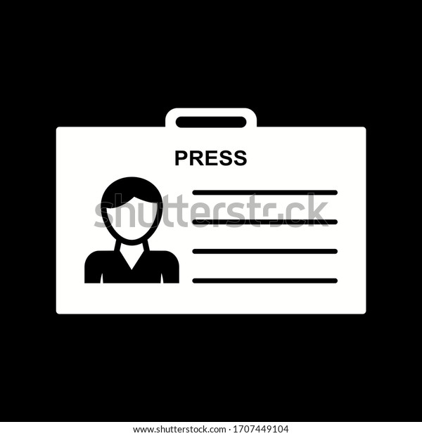 Unique Male Id Vector Glyph Icon Stock Vector (Royalty Free) 1707449104 ...