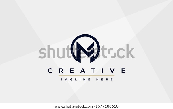 Unique Modern Creative Elegant Letter M Stock Vector (Royalty Free ...