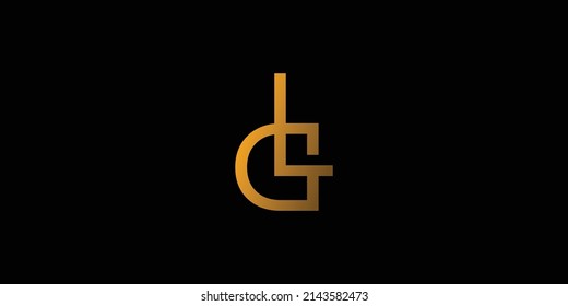 Unique Modern Lg Initials Logo Design Stock Vector (Royalty Free ...