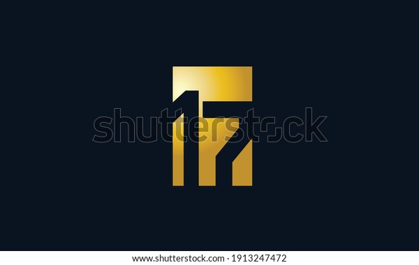 Unique Modern Number 17 Logo Stock Vector (Royalty Free) 1913247472 ...