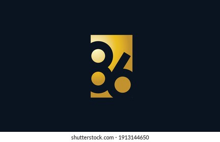 Unique Modern Number 86 Logo Stock Vector (Royalty Free) 1913144650 ...