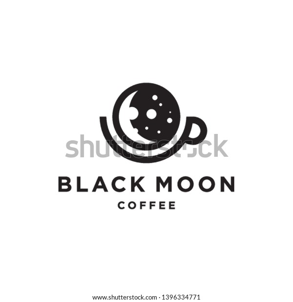Unique Moon Coffee Logo Designs Stock Vector (Royalty Free) 1396334771