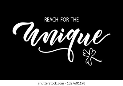 Unique Original Custom Hand Lettering Doodle Stock Vector (Royalty Free ...
