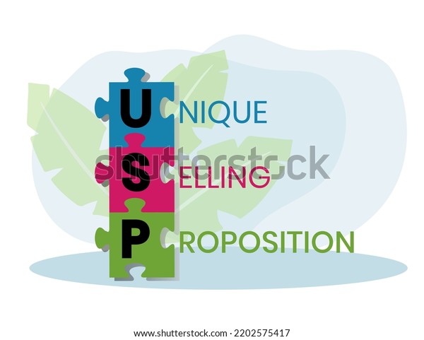 Unique Selling Point Acronym Banner Web Stock Vector (Royalty Free ...