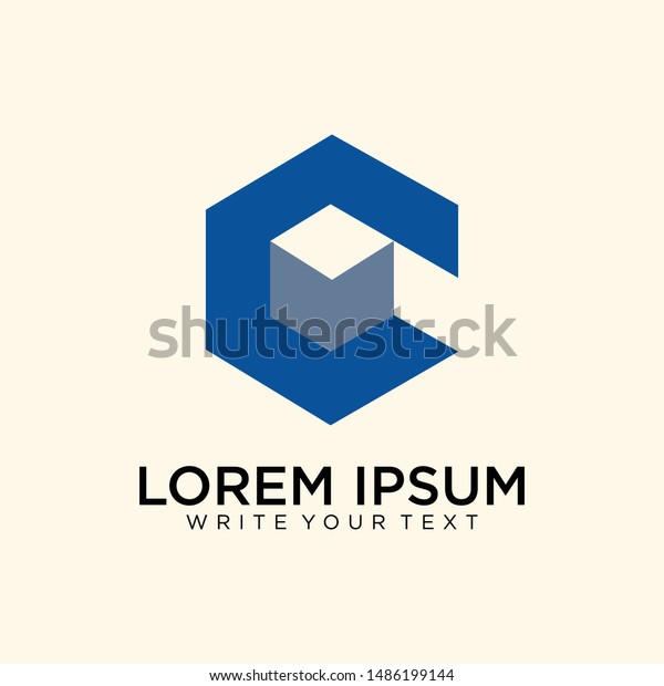 Unique Strong Fancy Hexagon Logoc Stock Vector (Royalty Free ...