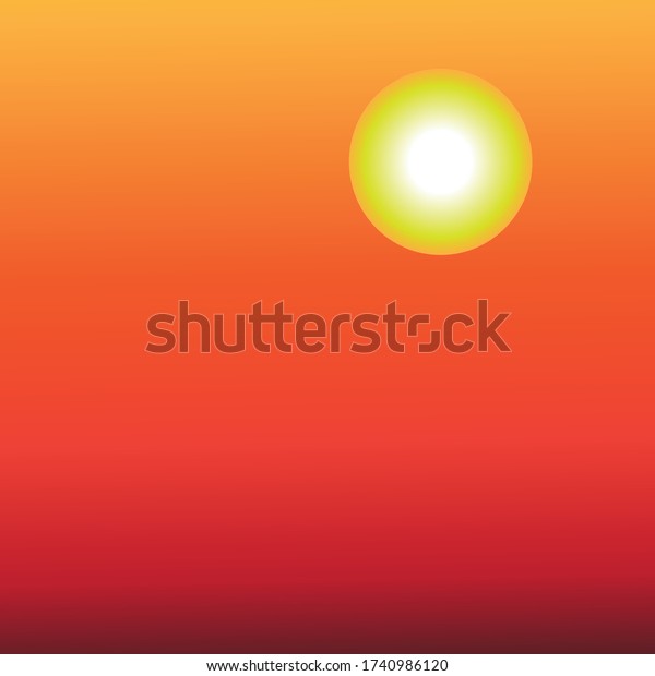 Fondos únicos de puesta de sol: vector de stock (libre de regalías ...