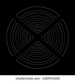 Unique Symbol Vector Black White Stock Vector (Royalty Free) 2183914183 ...