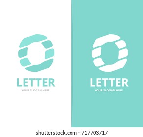 Unique Vector Letter O Logo Design Stock Vector (Royalty Free ...