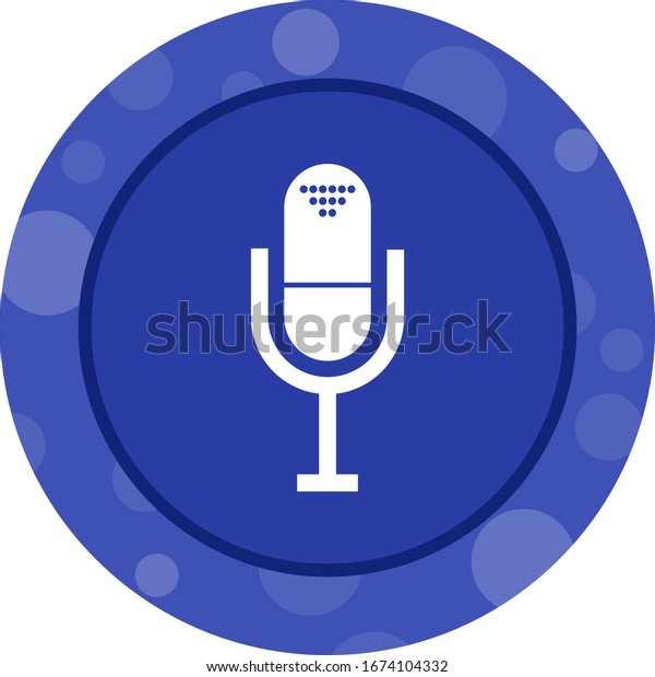 Unique Voice Memo Vector Glyph Icon Stock Vector (Royalty Free) 1674104332