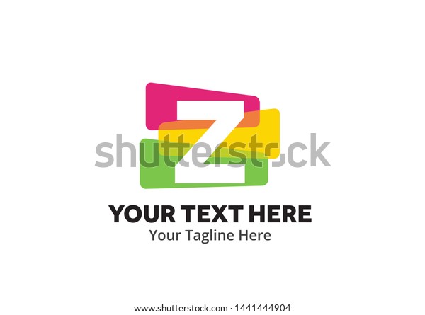 Unique Z Alphabet Simple Logo Creative Stock Vector (Royalty Free ...