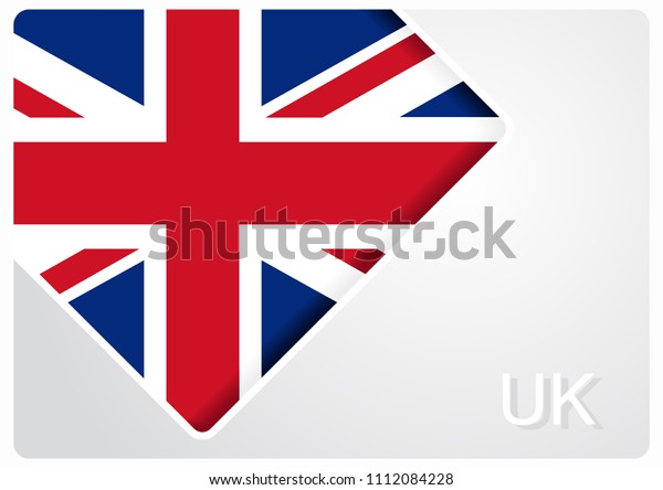 United Kingdom Flag Design Background Layout Stock Vector (Royalty Free ...