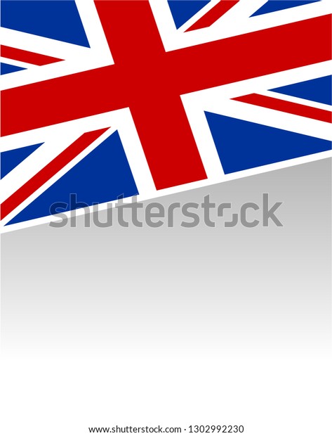 United Kingdom Flag Frame Background Empty Stock Vector (Royalty Free ...