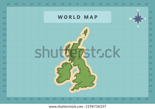 United Kingdom Map World Map International Stock Vector (Royalty Free ...