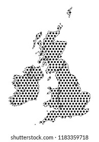 United Kingdom Pixel Map Stock Vector (Royalty Free) 1183359718 ...