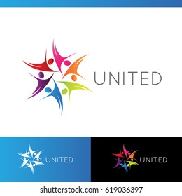 United People Logo Stock Vector (Royalty Free) 619036397 | Shutterstock