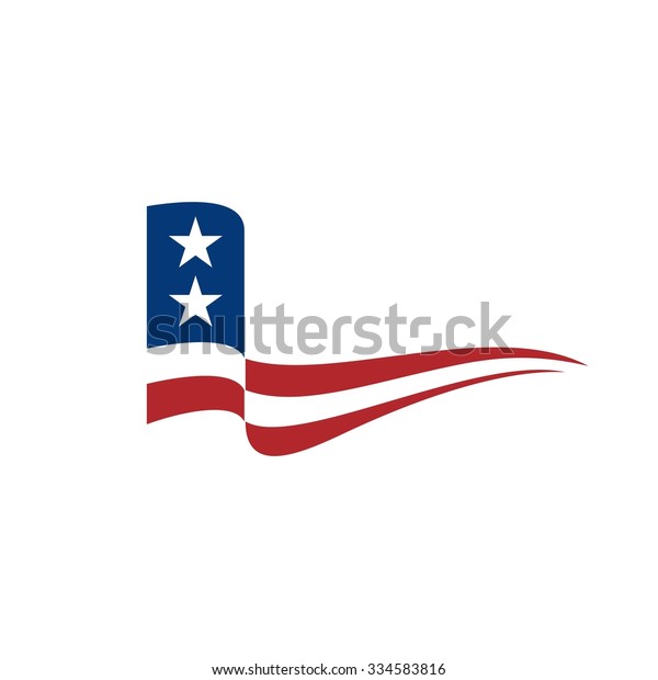 United State Flag Campaign Stock Vector (Royalty Free) 334583816 ...