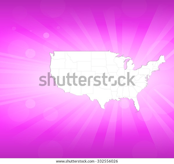 United States America Map Background Vector Stock Vector (Royalty Free ...