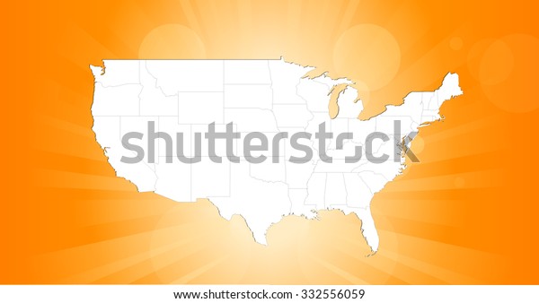 United States America Map Background Vector Stock Vector (Royalty Free ...