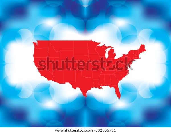 United States America Map Background Vector Stock Vector (Royalty Free ...