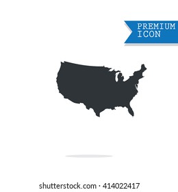 United States Icon Stock Vector (Royalty Free) 414022417 | Shutterstock