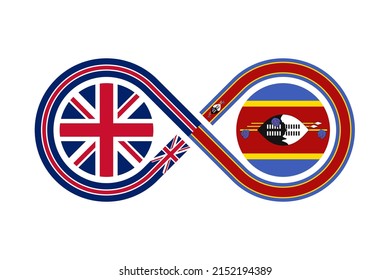 Unity Concept English Swazi Language Translation Stock Vector (Royalty ...