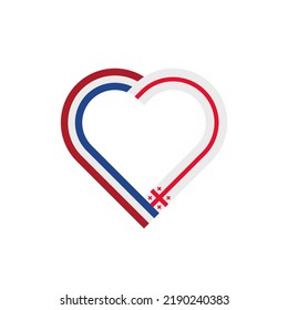 Unity Concept Heart Ribbon Icon Netherlands Stock Vector (Royalty Free ...