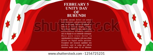 Unity Day Burundi Vector Illustration Suitable Stock Vector (Royalty ...