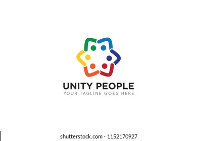 Unity People Logo Icon Symbol Stock Vector (Royalty Free) 1152170927 ...