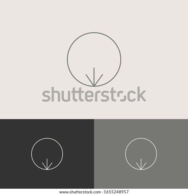 Universal Circle Logo Design Concept Vector Stock Vector (Royalty Free ...