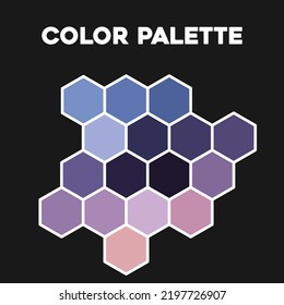 Universal Color Palette Design Vector Stock Vector (Royalty Free ...