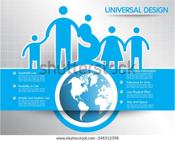 Universal Design Vector 8 Stock Vector (Royalty Free) 348312398