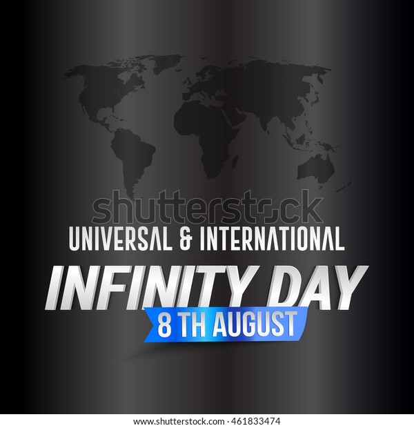 Universal International Infinity Day Background Stock Vector (Royalty ...