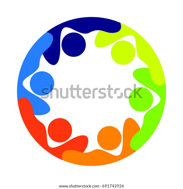 Universal People Logo Icon Vector Stock Vector (Royalty Free) 691742926 ...