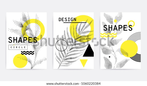 Universal Trend Poster Juxtaposed Bright Bold Stock Vector (Royalty ...