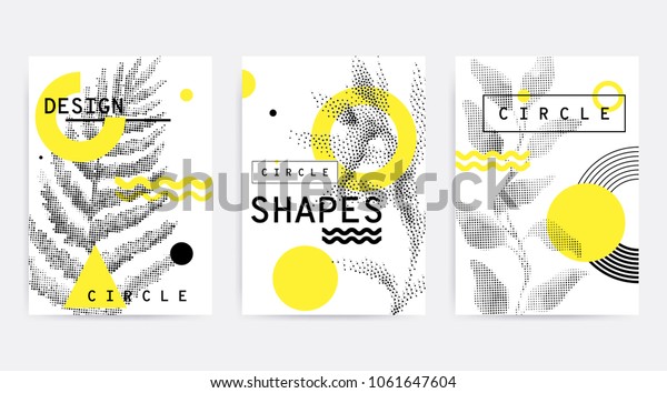 Universal Trend Poster Juxtaposed Bright Bold Stock Vector (Royalty ...