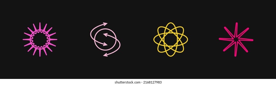 Universal Trendy Geometric Shapes Set Juxtaposed Stock Vector (Royalty ...
