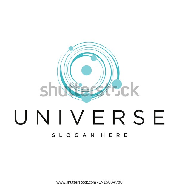 Universe Logo Technology Logo Design Universe Stock Vector (Royalty ...