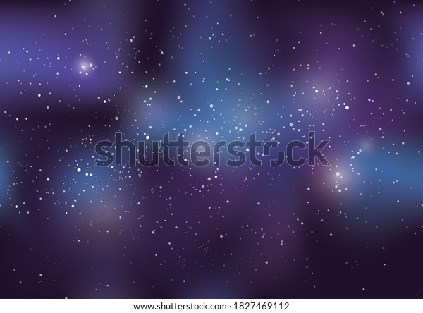 Universe Vector Background Illustration Filled Stars Stock Vector ...