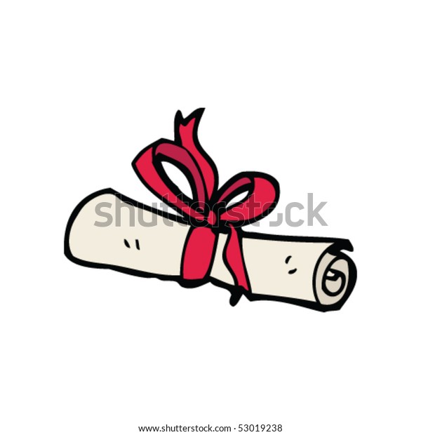 University Degree Cartoon Stock Vector (Royalty Free) 53019238